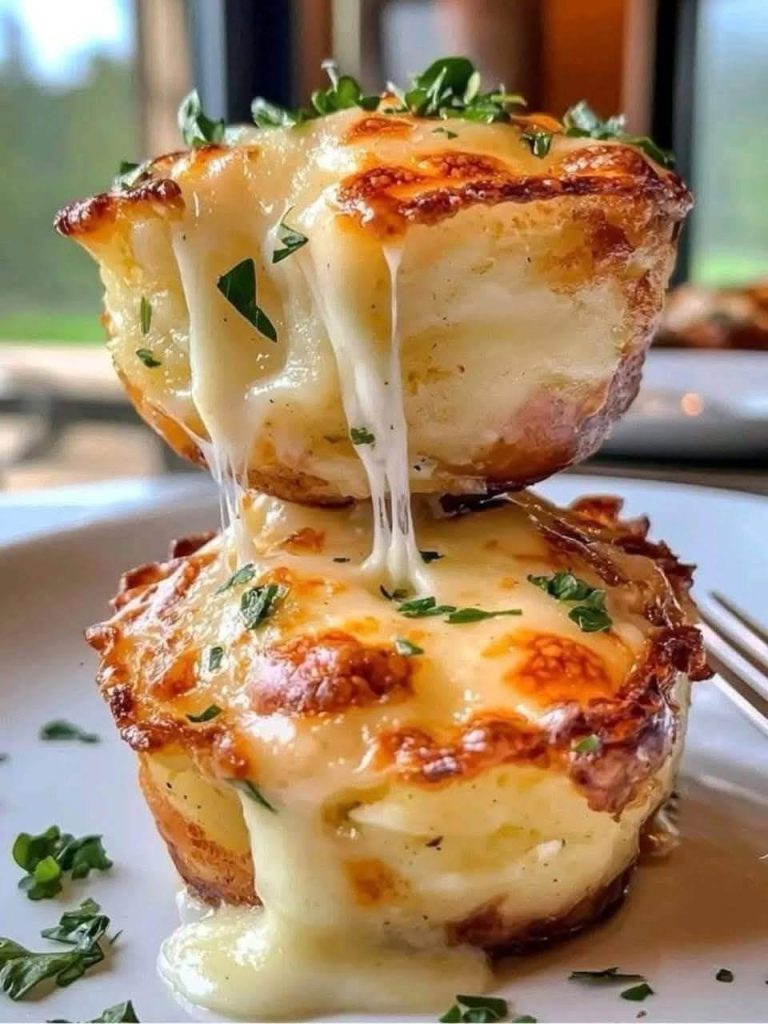 Cheesy Garlic Mashed Potato Stacks – Bake Recipes