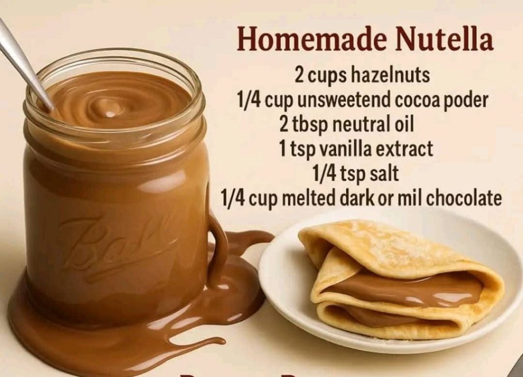 Homemade Nutella – Bake Recipes