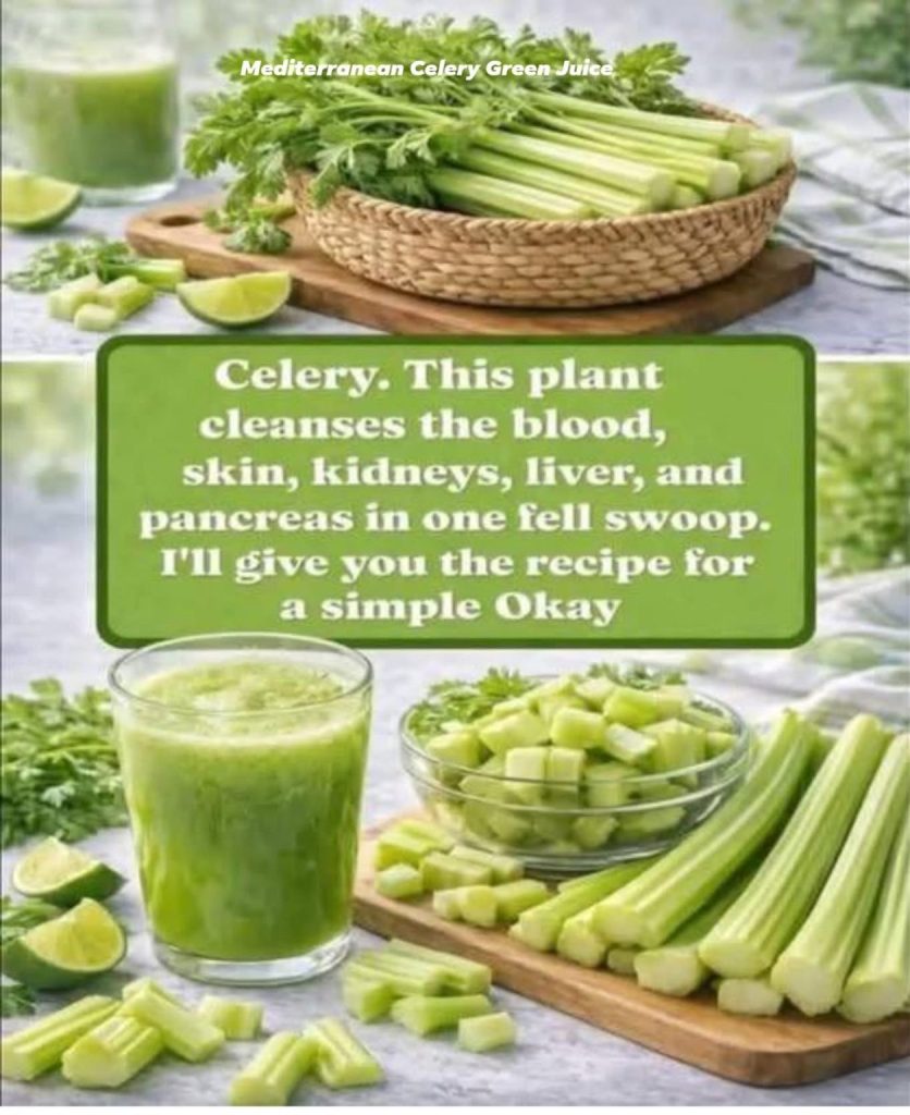 Mediterranean Celery Green Juice – Bake Recipes